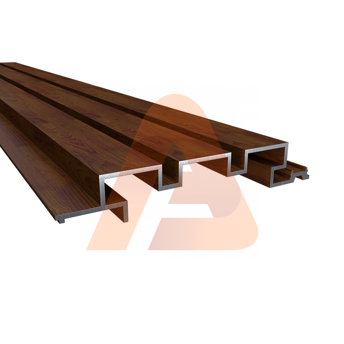 CLAD120 Wood Grain oak| Durable Aluminum Cladding | 2025